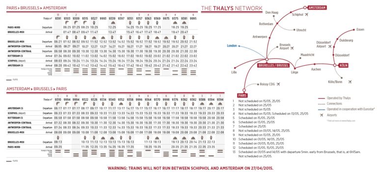 How to see what meal is served in Thalys Comfort 1 (first class ...