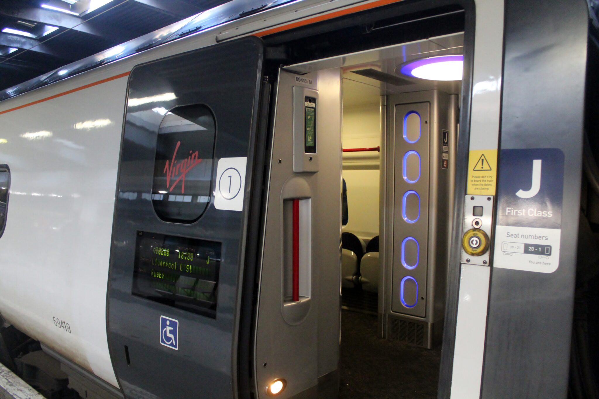 Review: Virgin Trains First Class London Euston-Liverpool | MorePremium.com